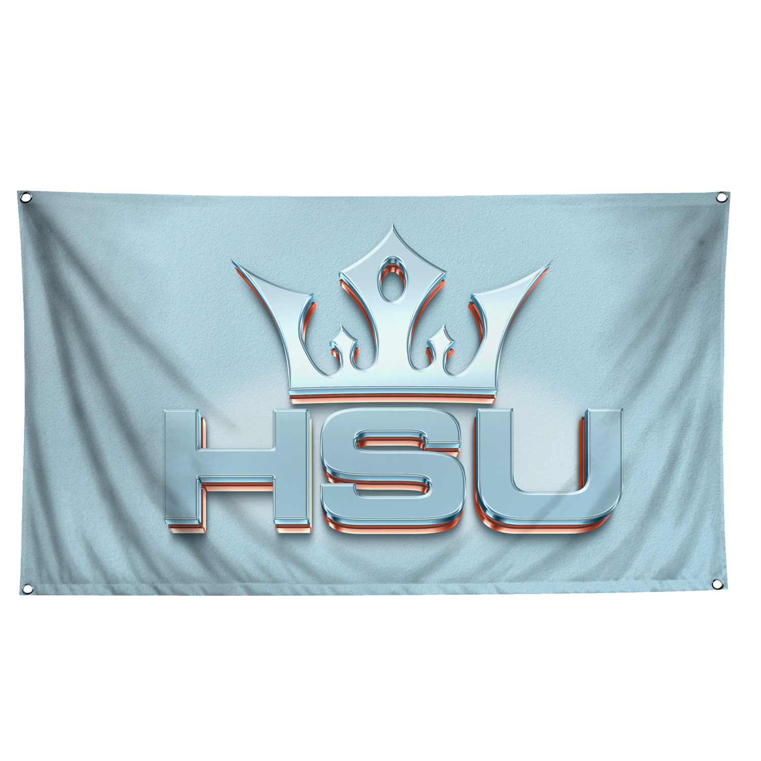 HSU Flag Crown Logo x Light Blue – WE ARE HSU